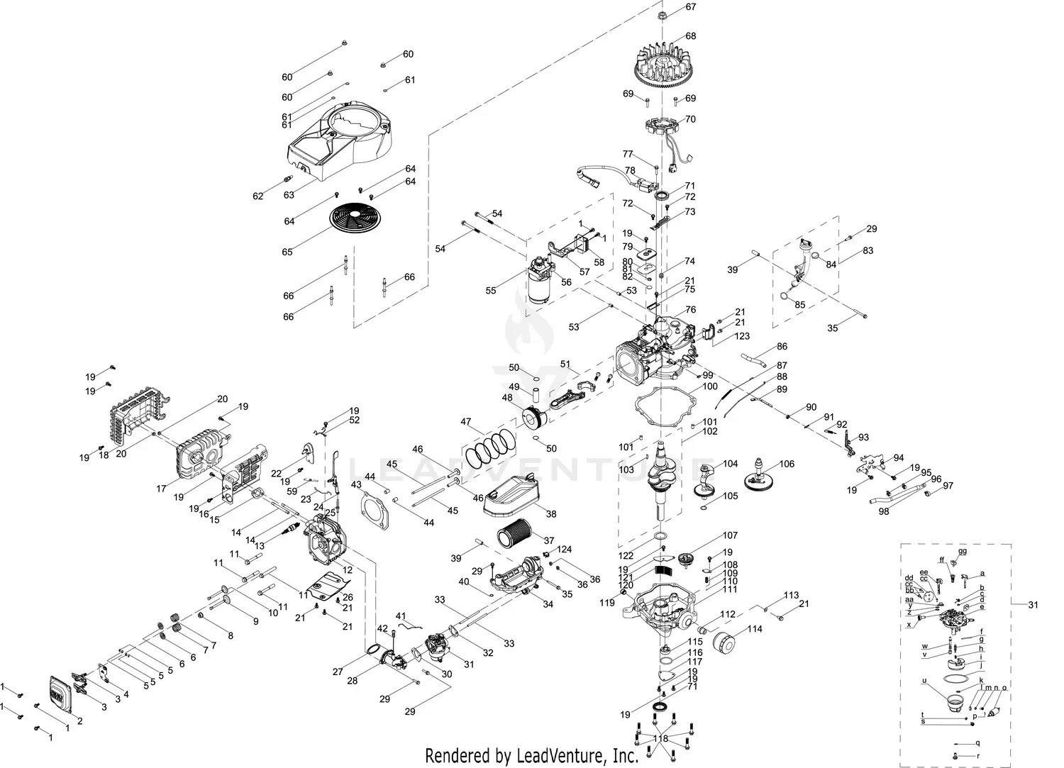 MTD Mini Rider 382 (13A726JD333) (2022) Parts Diagrams