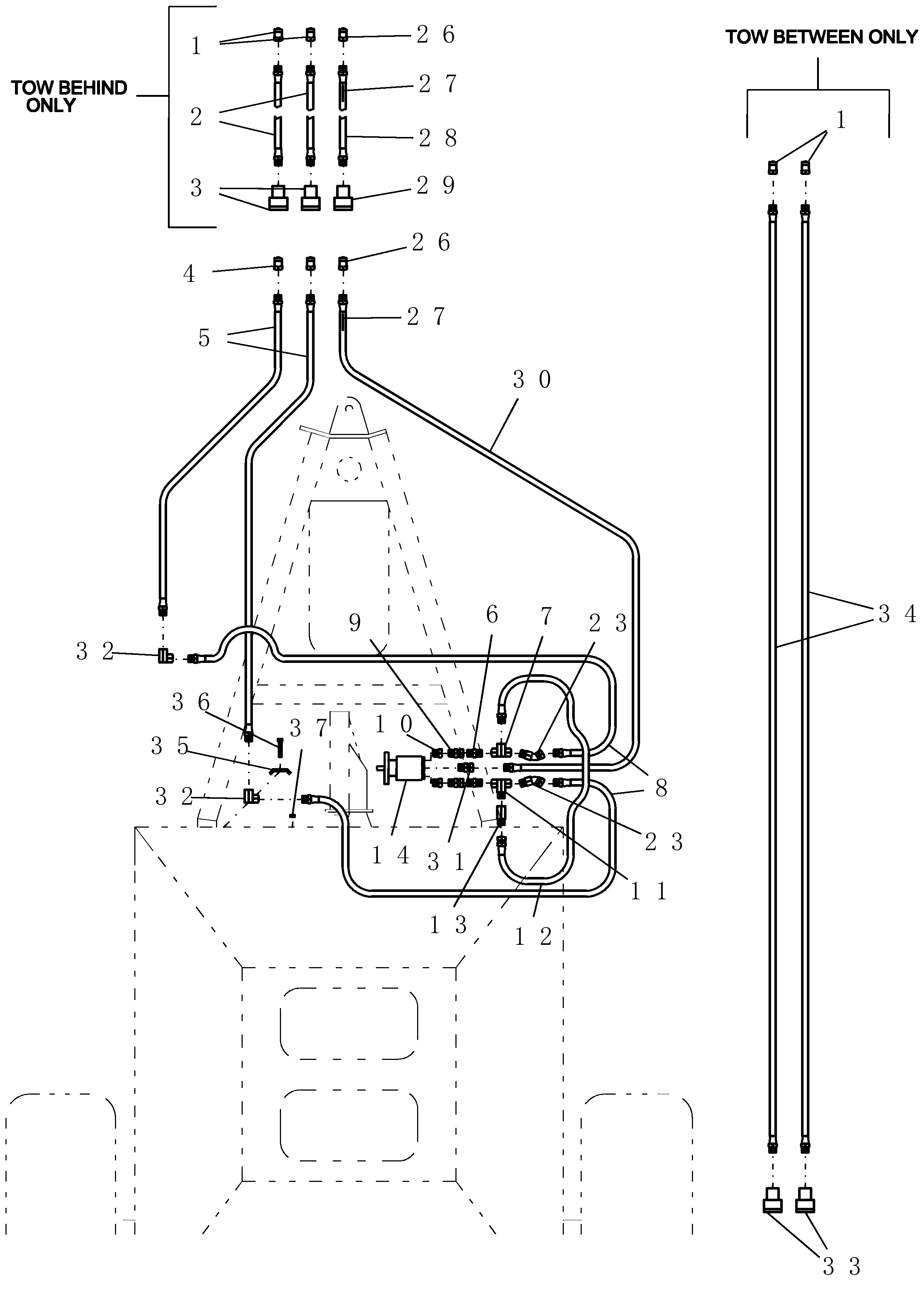 Flexicoil 1330 FC 130 BU Air Cart 02/94 03/95 Parts Diagrams