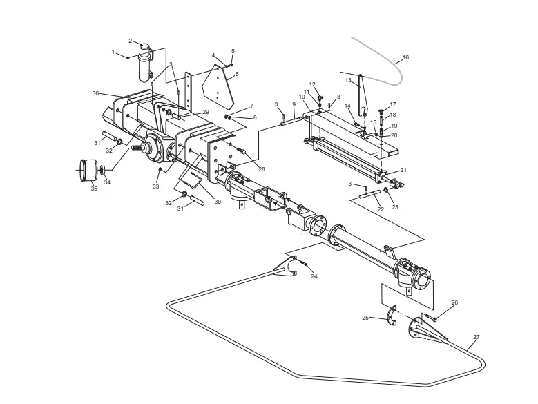 Pequea TT4000 Parts Diagrams