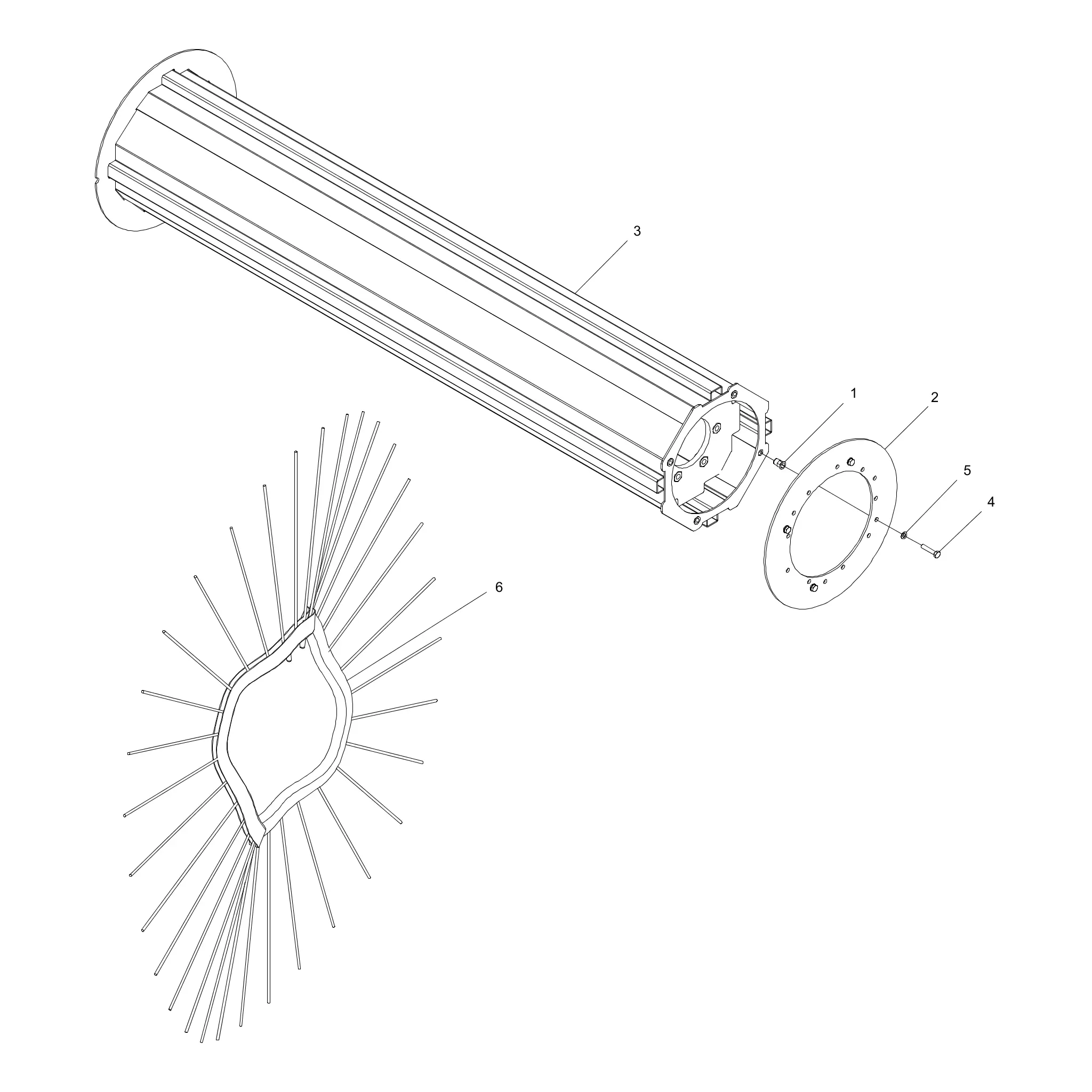 Sweepster Angle Sweeper HR Series Tractor Parts Diagrams