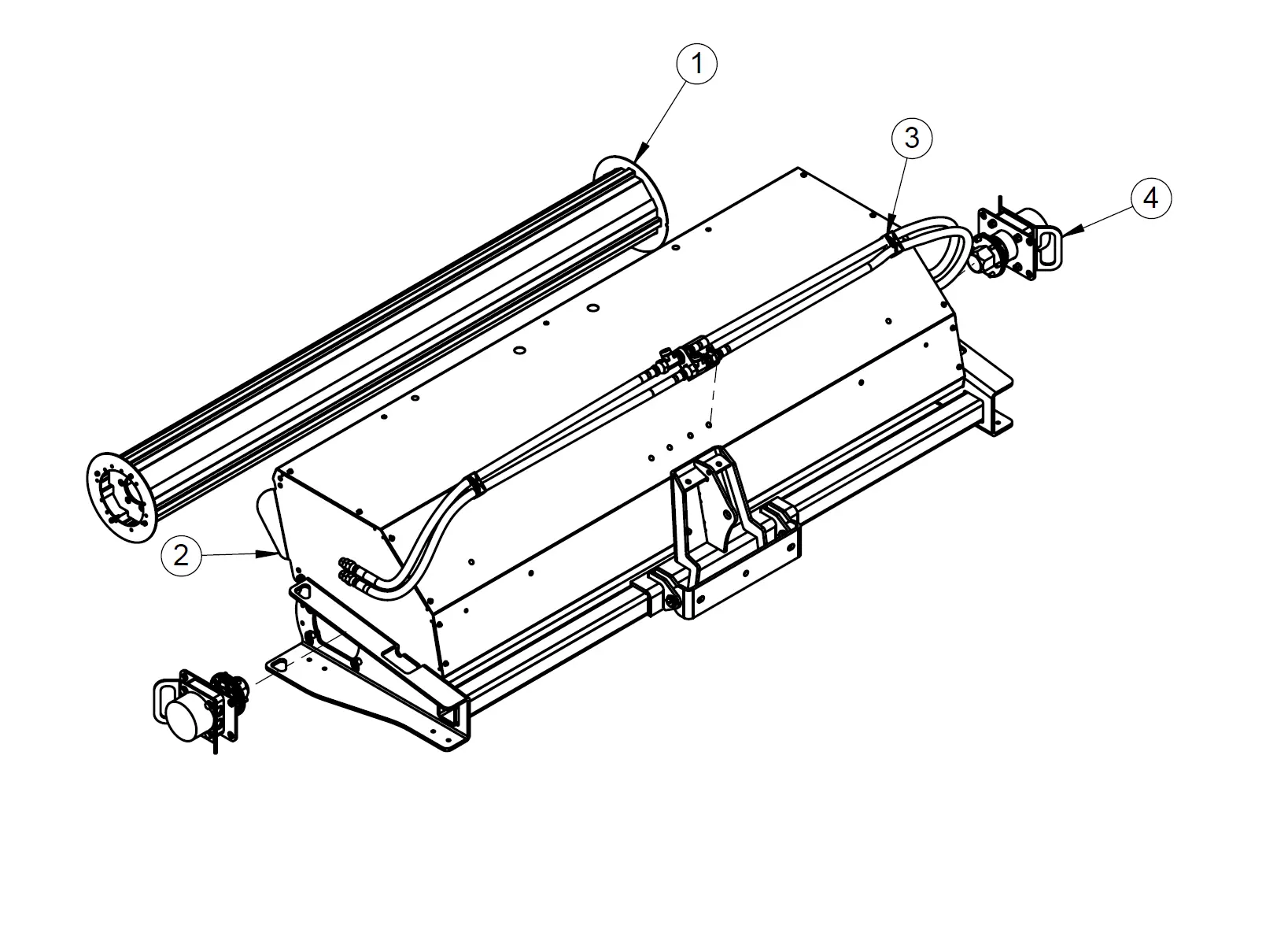 Sweepster Angle Sweeper AH/CH/RLH/RLCH Series Tractor Parts Diagrams