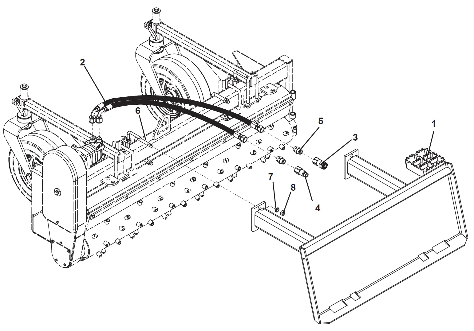 Harley M4 Power Box Rake Parts Diagrams