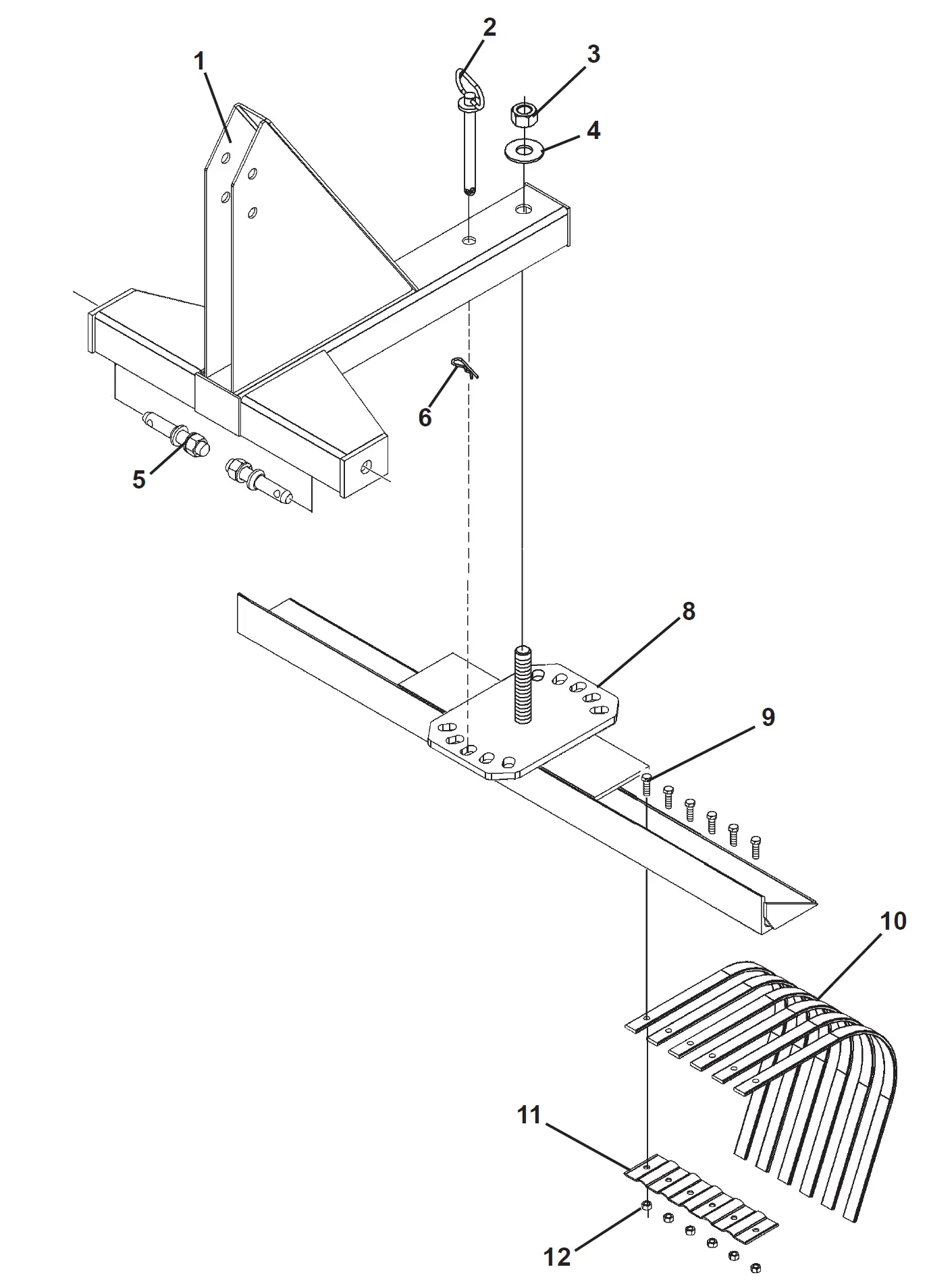 Kodiak Landscape Rakes Parts Diagrams
