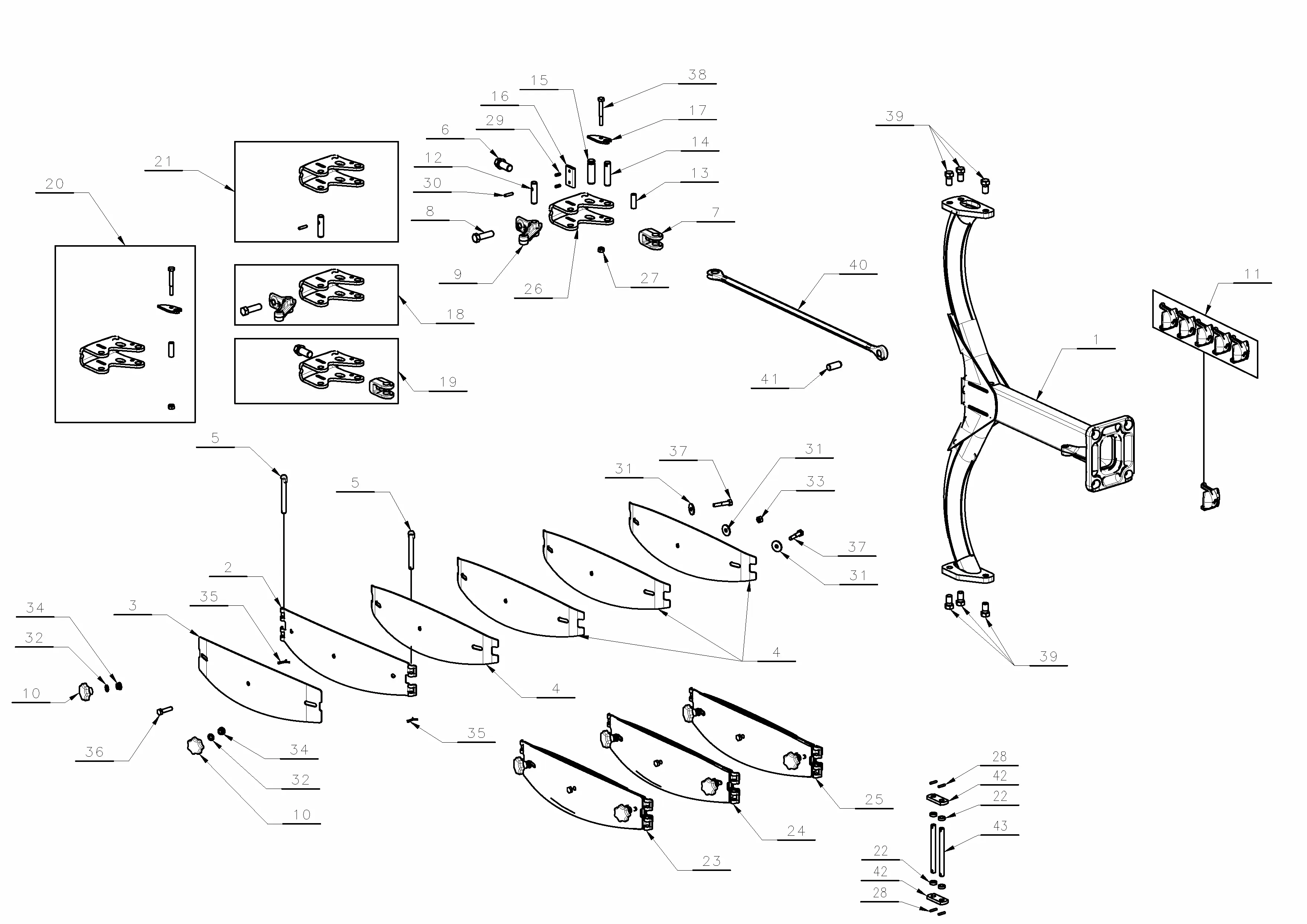 Kverneland 3400S / 3400S VARIOMAT (S/N 101) (2020) Parts Diagrams