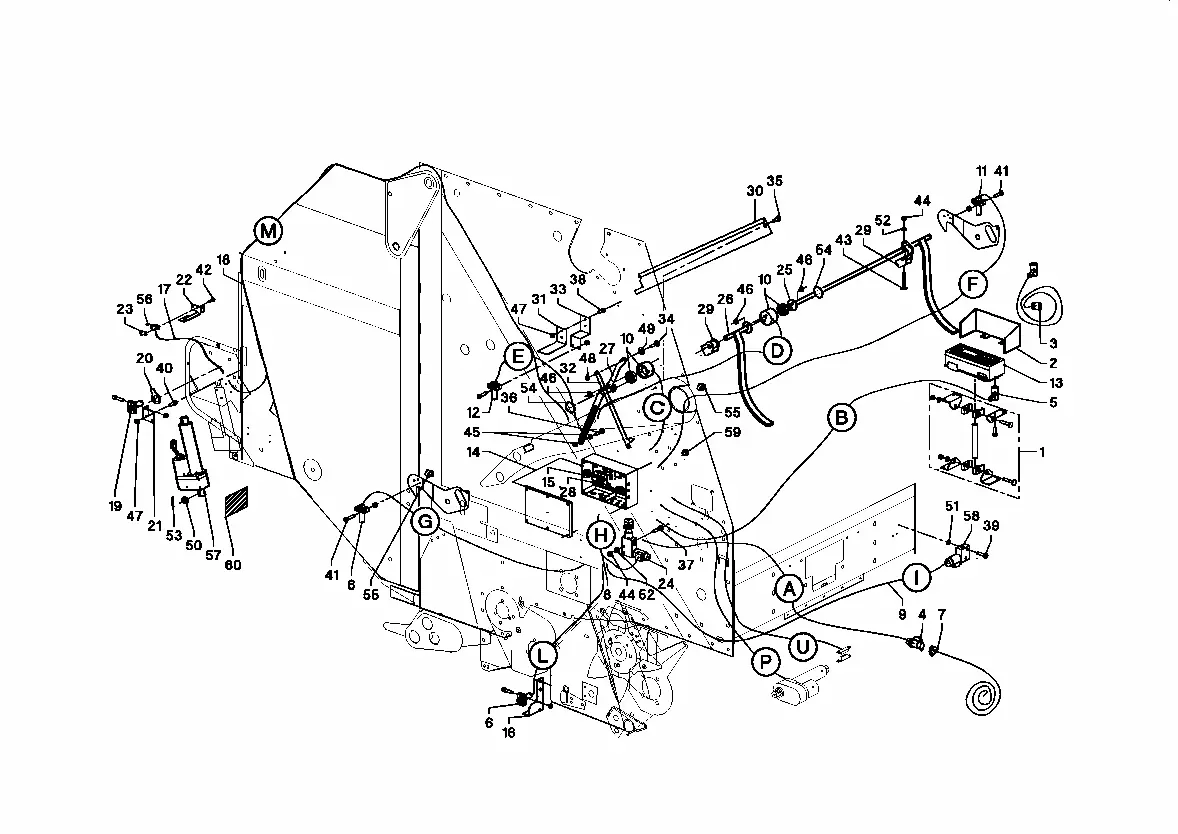 Vicon RV 187 - 72BR (S/N BR006242 - BR006286) (1998) Parts Diagrams