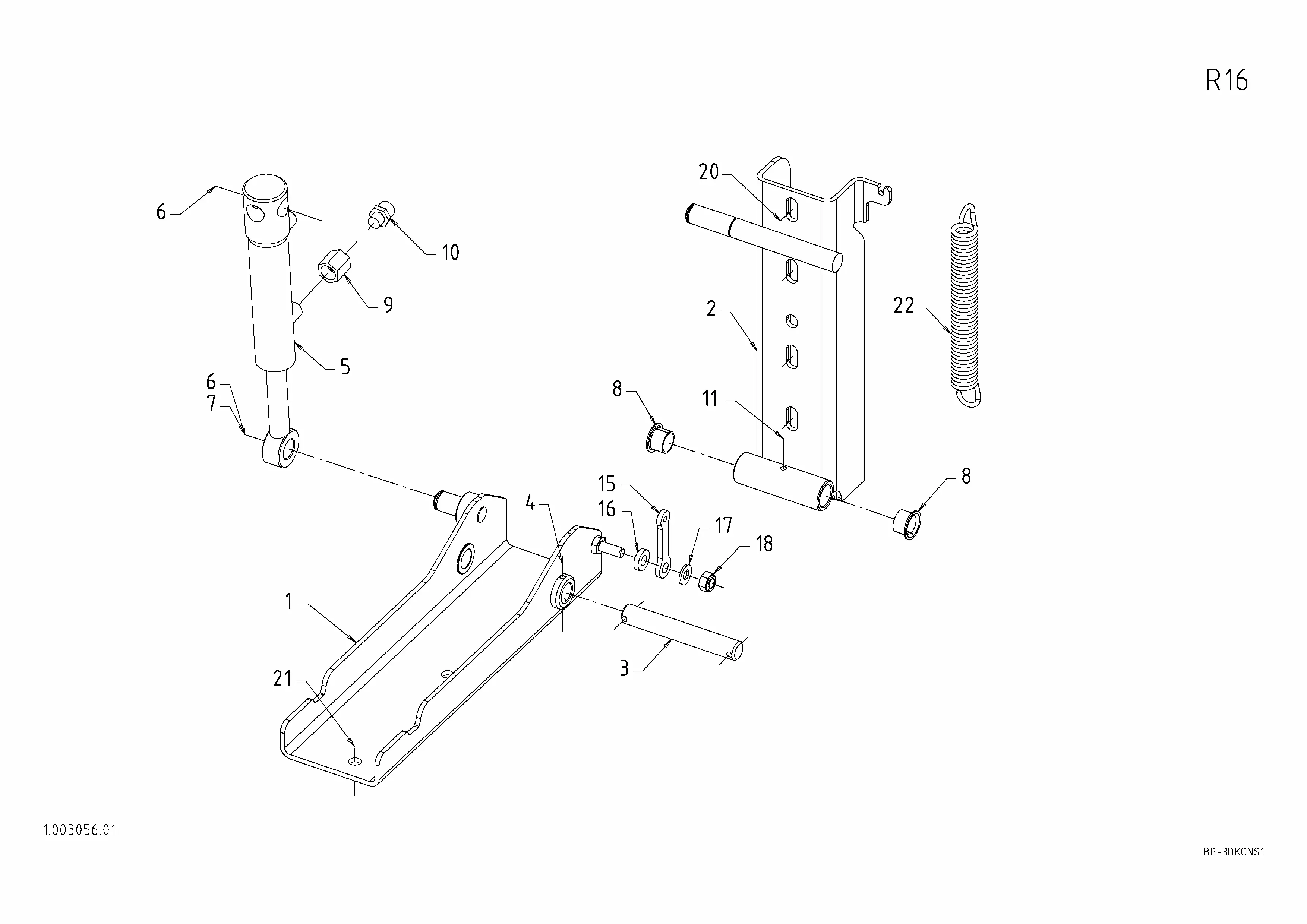 Vicon RF 135 BP - 6836 (S/N 0501) (2002) Parts Diagrams