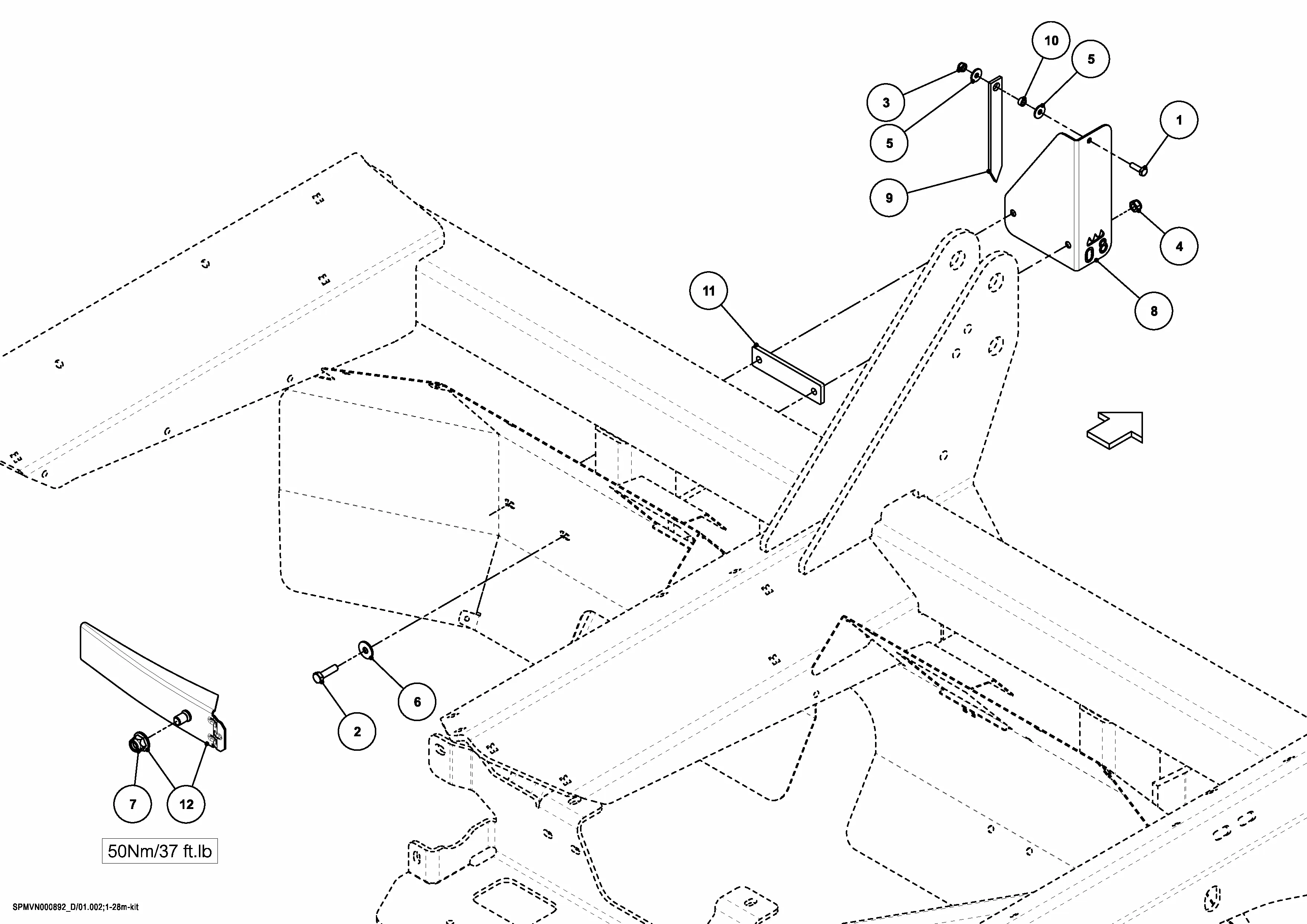 Vicon RO-M - VN23300 (S/N 01250 - 01629) (2014) Parts Diagrams