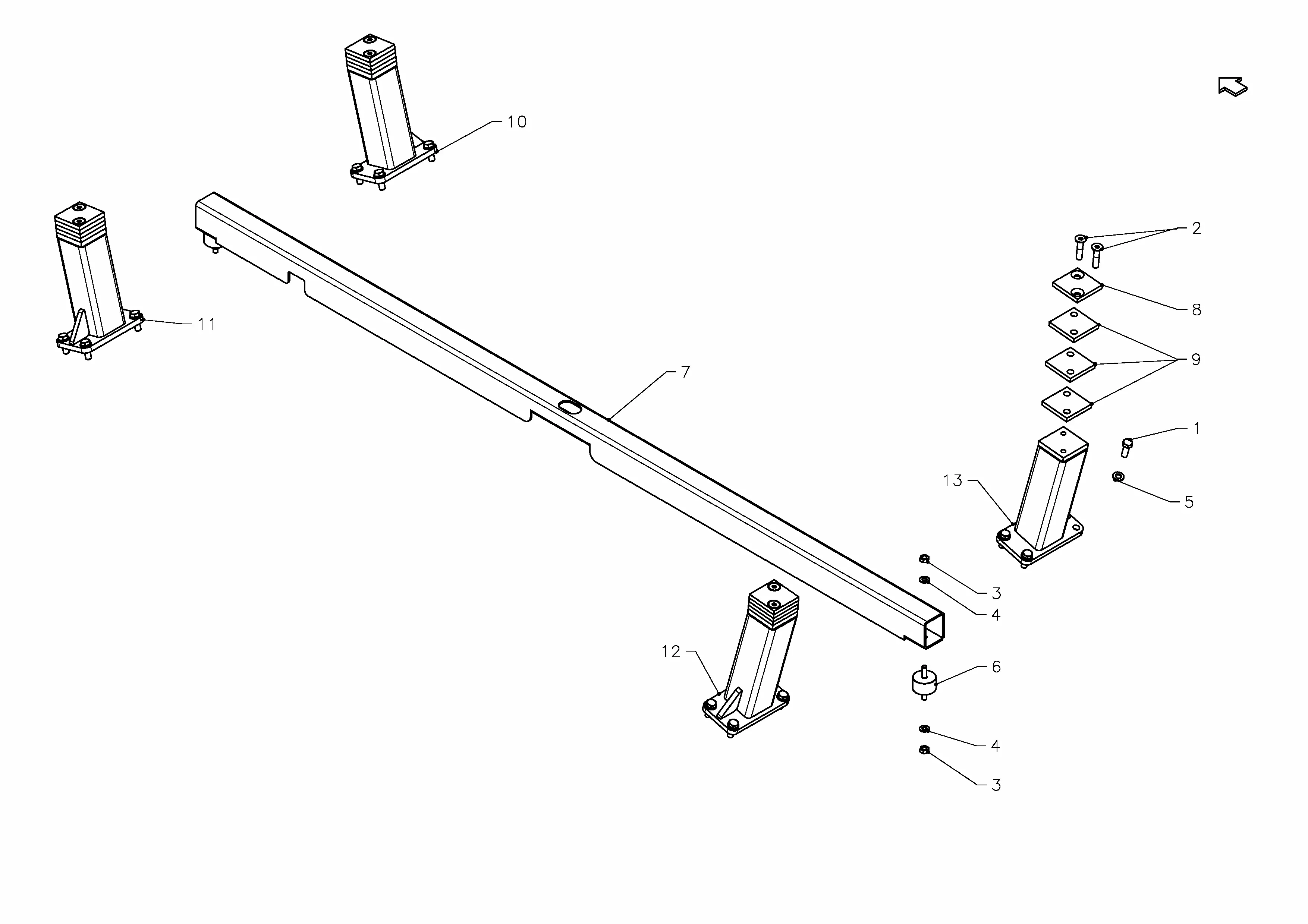 Vicon ROTEX COMBI 800/803 - 6640 (S/N VF66400301) (2013) Parts Diagrams