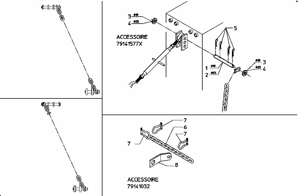 Vicon KM 2400 HITCH FRAME - 27292-06 (S/N 1297 - 1328) (2002) Parts ...