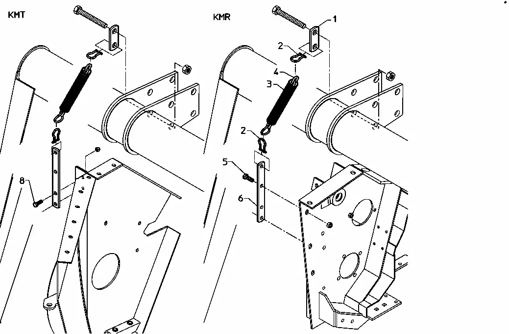 Vicon KM 3000 HITCH FRAME - 27294-06 (S/N 1484 - 1506) (2002) Parts ...