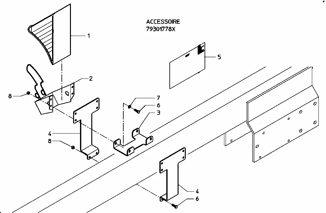 Vicon KM 6000 CP HITCH FRAME - 27336-01 (S/N 1016 - 1038) (2002) Parts ...