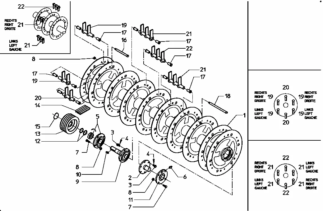 Vicon KMT 3200 MOWING UNIT - 27224B (1997) Parts Diagrams