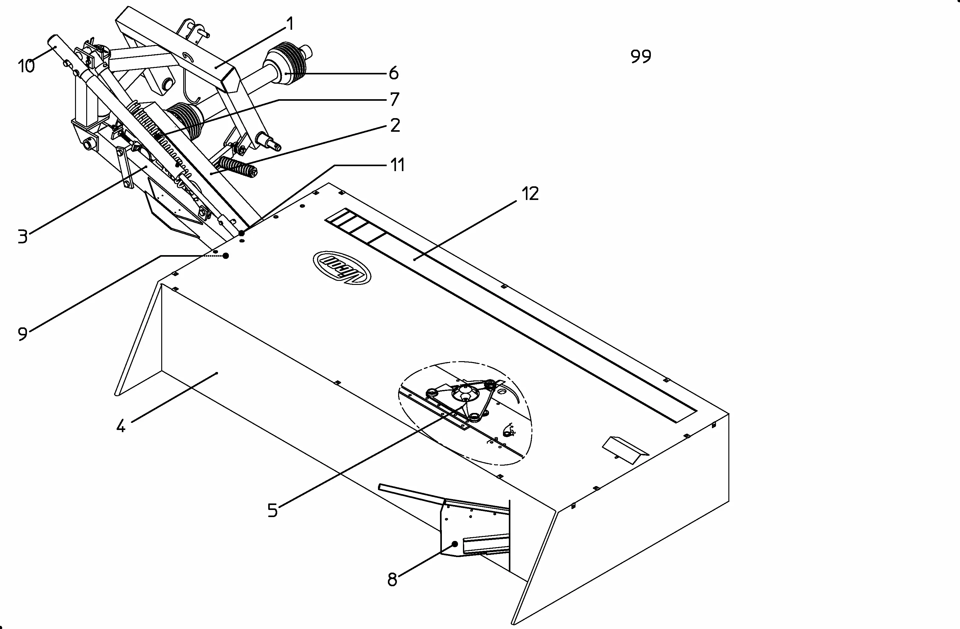 Vicon CM2400 - 14086-05 (S/N 5774 - 5933) (2005) Parts Diagrams
