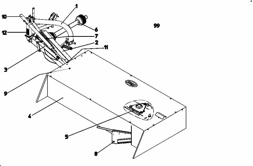 Vicon CM167 - 14066 (S/N 2604 - 2703) (1997) Parts Diagrams