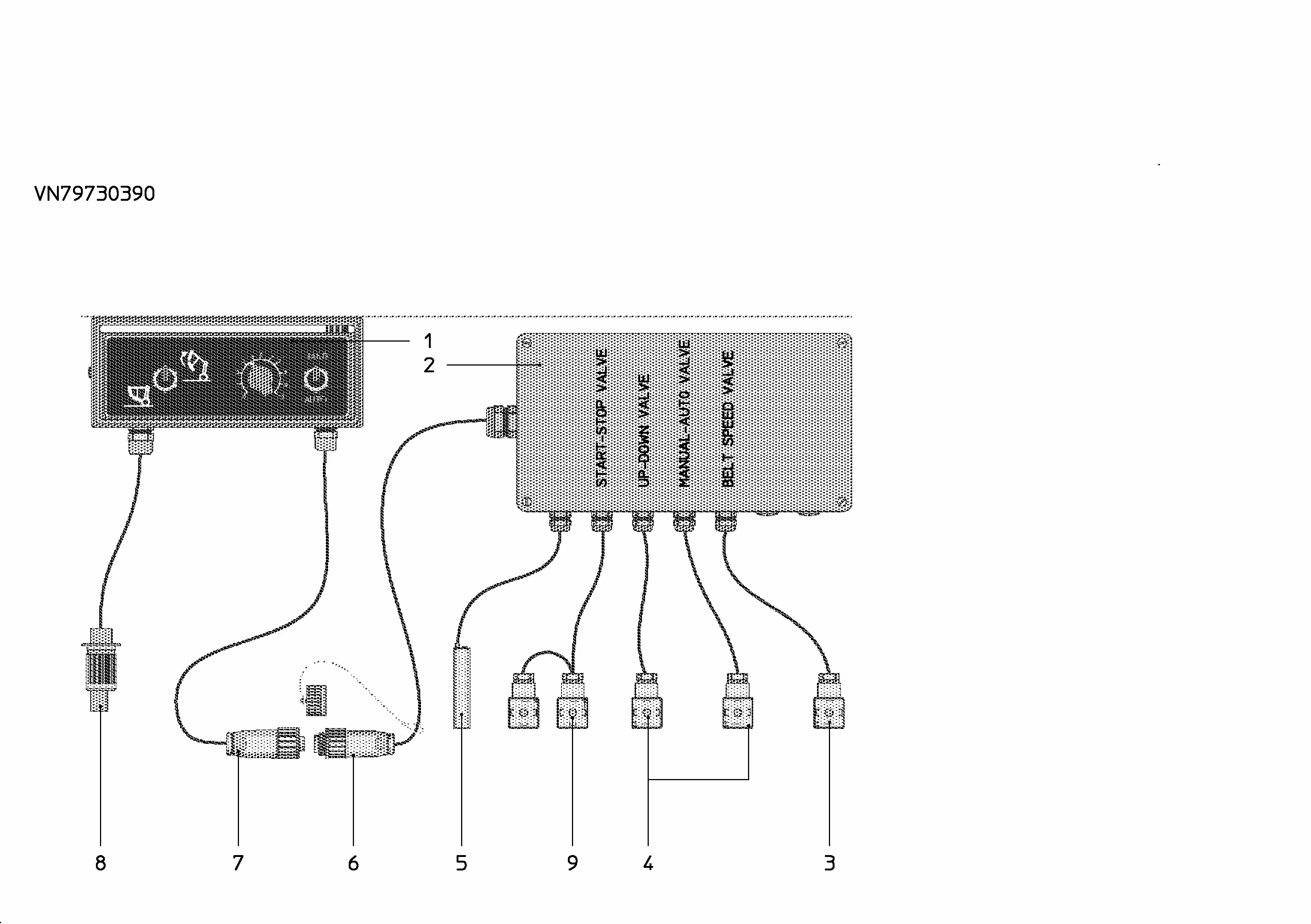 Vicon SB2003D - 27374-00 (S/N 1001 - 1010) (2003) Parts Diagrams