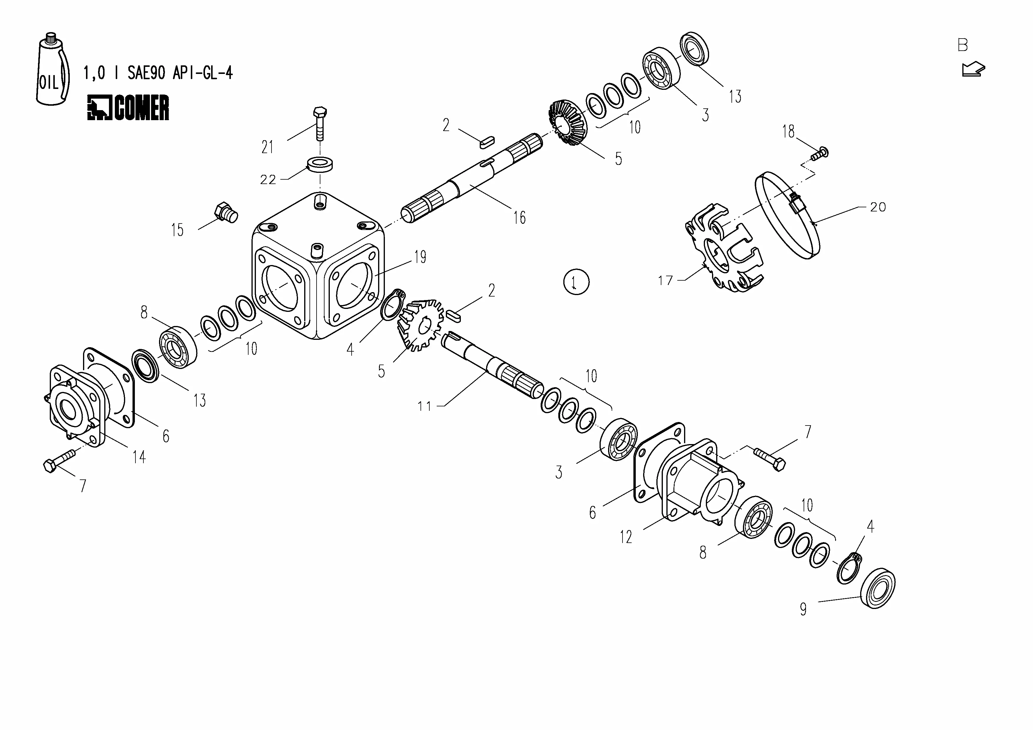 Vicon ANDEX 784 - 6961 (S/N VF69612250 - 2509) (2011) Parts Diagrams