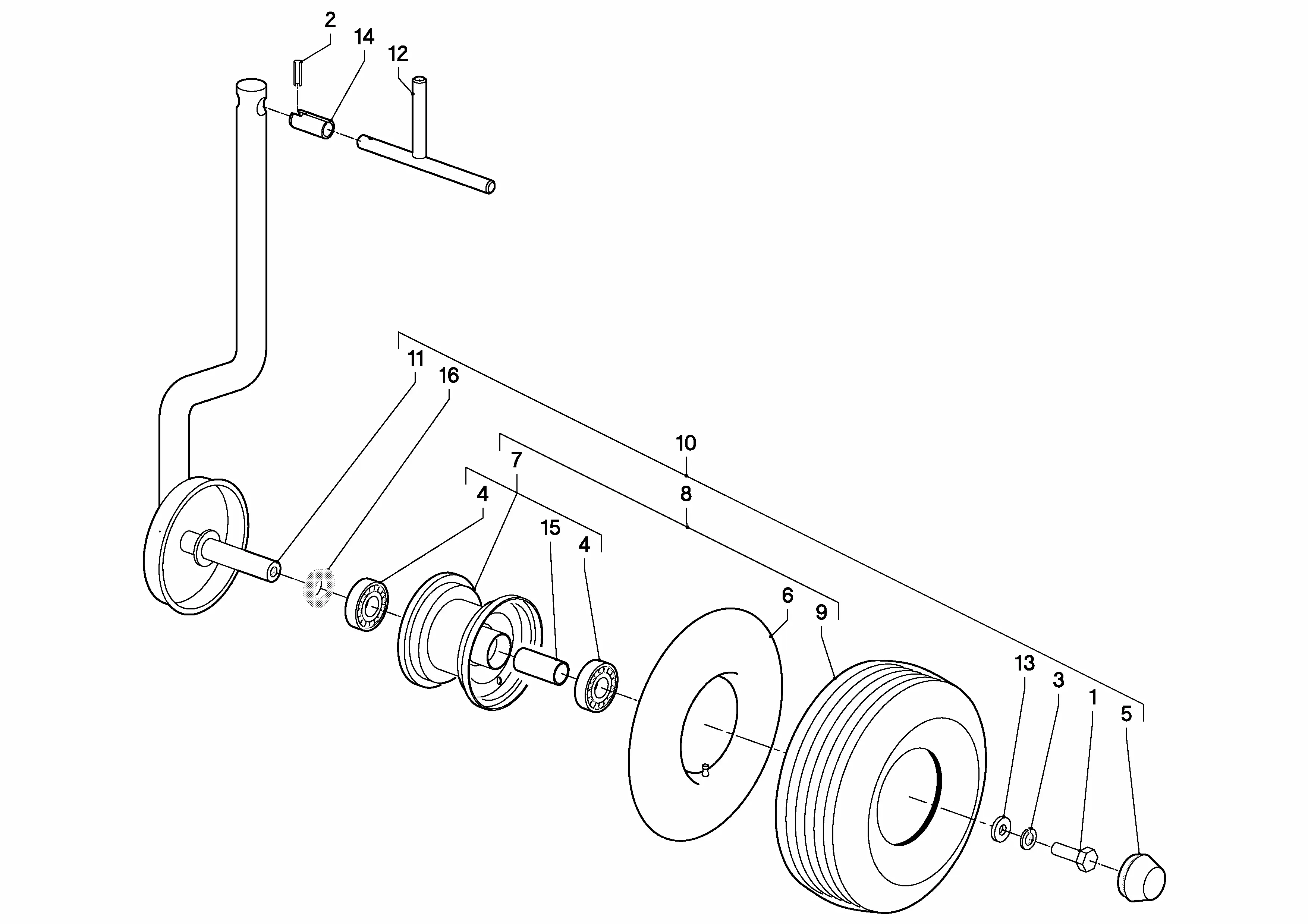 Vicon HAYBOB 300 - 63TH01 (S/N TH219809 - TH220600) (2006) Parts Diagrams