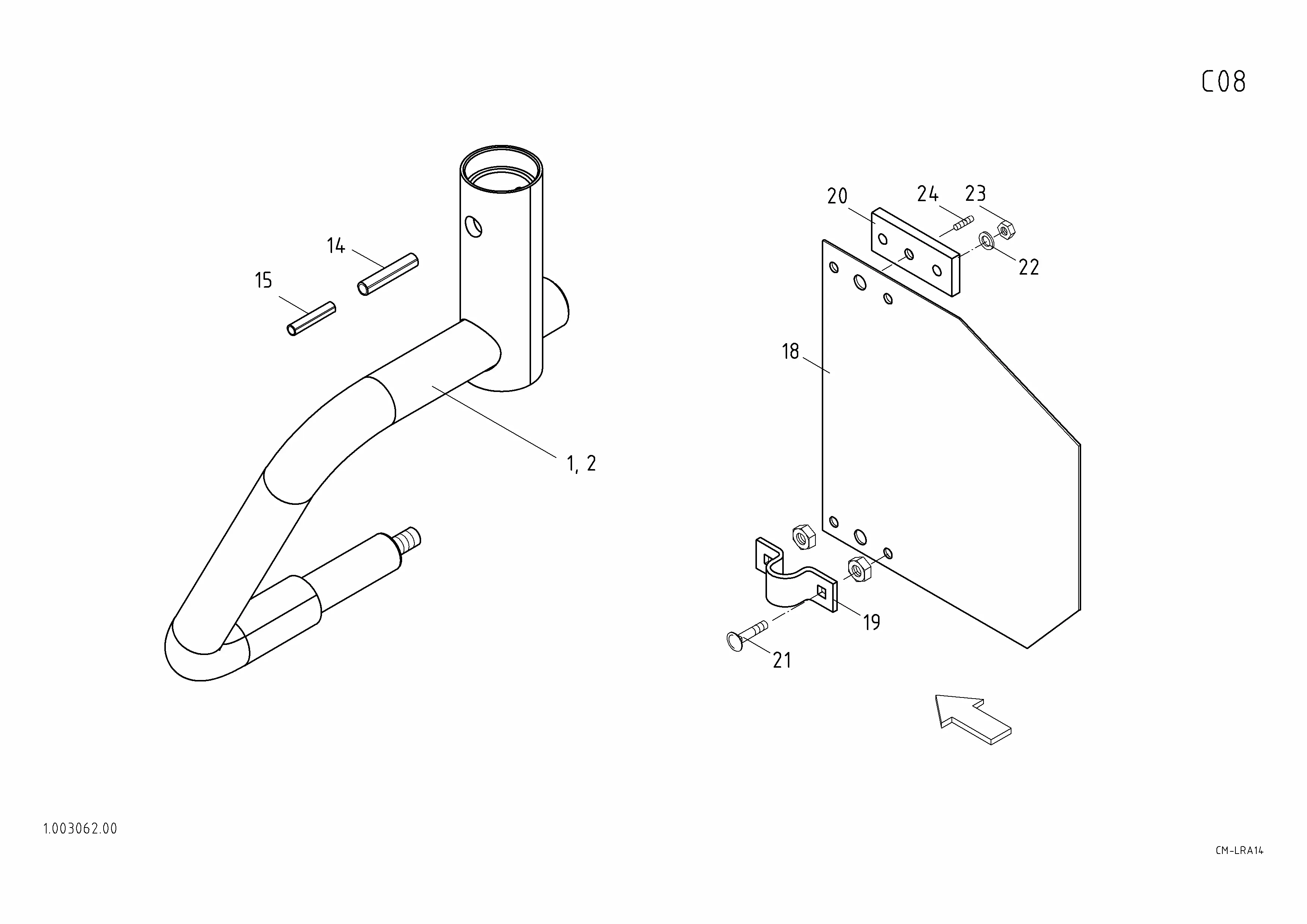 Vicon FANEX 523 T - 6915 (S/N 1811) (2010) Parts Diagrams