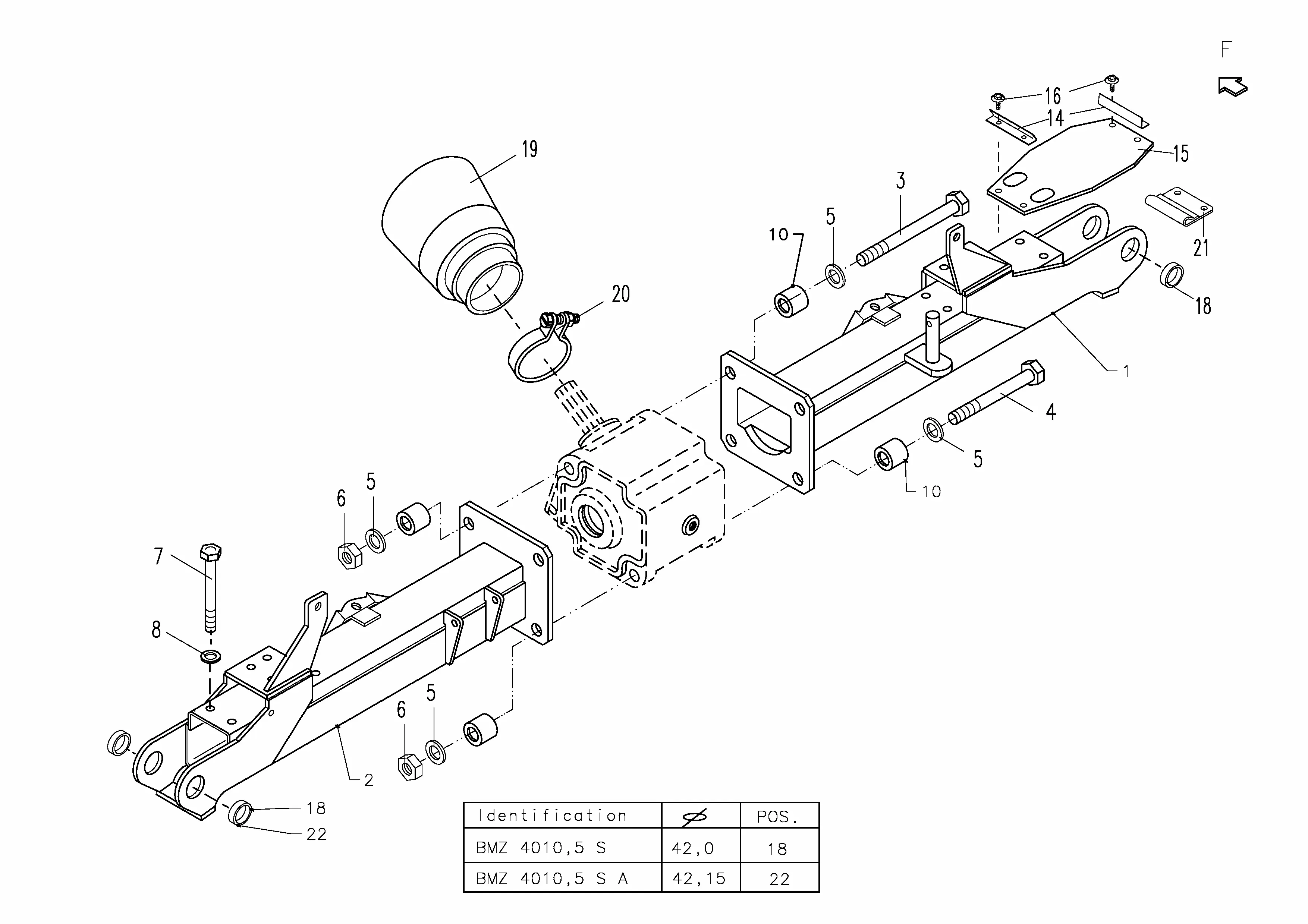 Vicon FANEX 523 T - 6915 (S/N 0101 - 1750) (2001) Parts Diagrams
