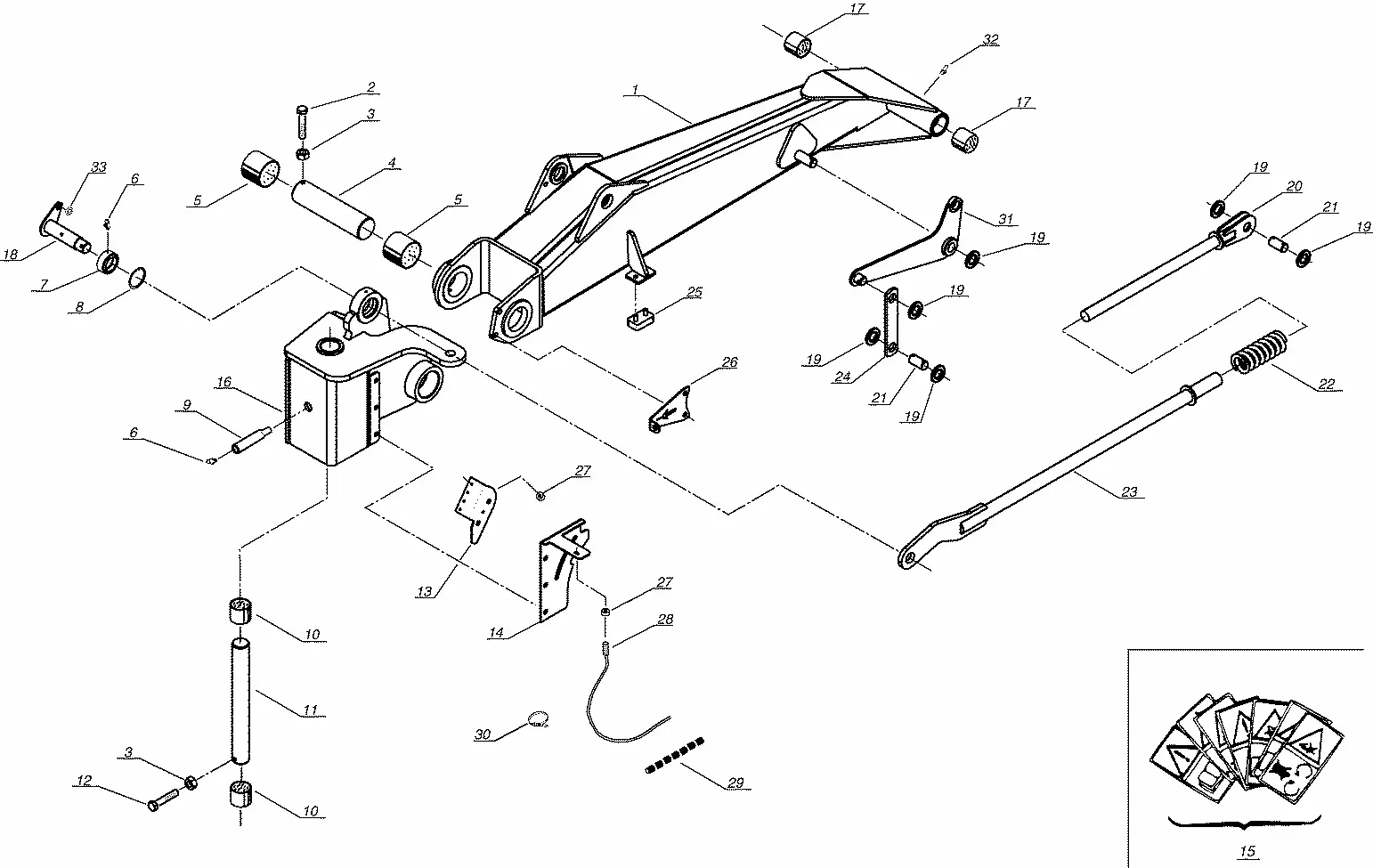 Taarup 3128 (S/N 389.265) (2004) Parts Diagrams