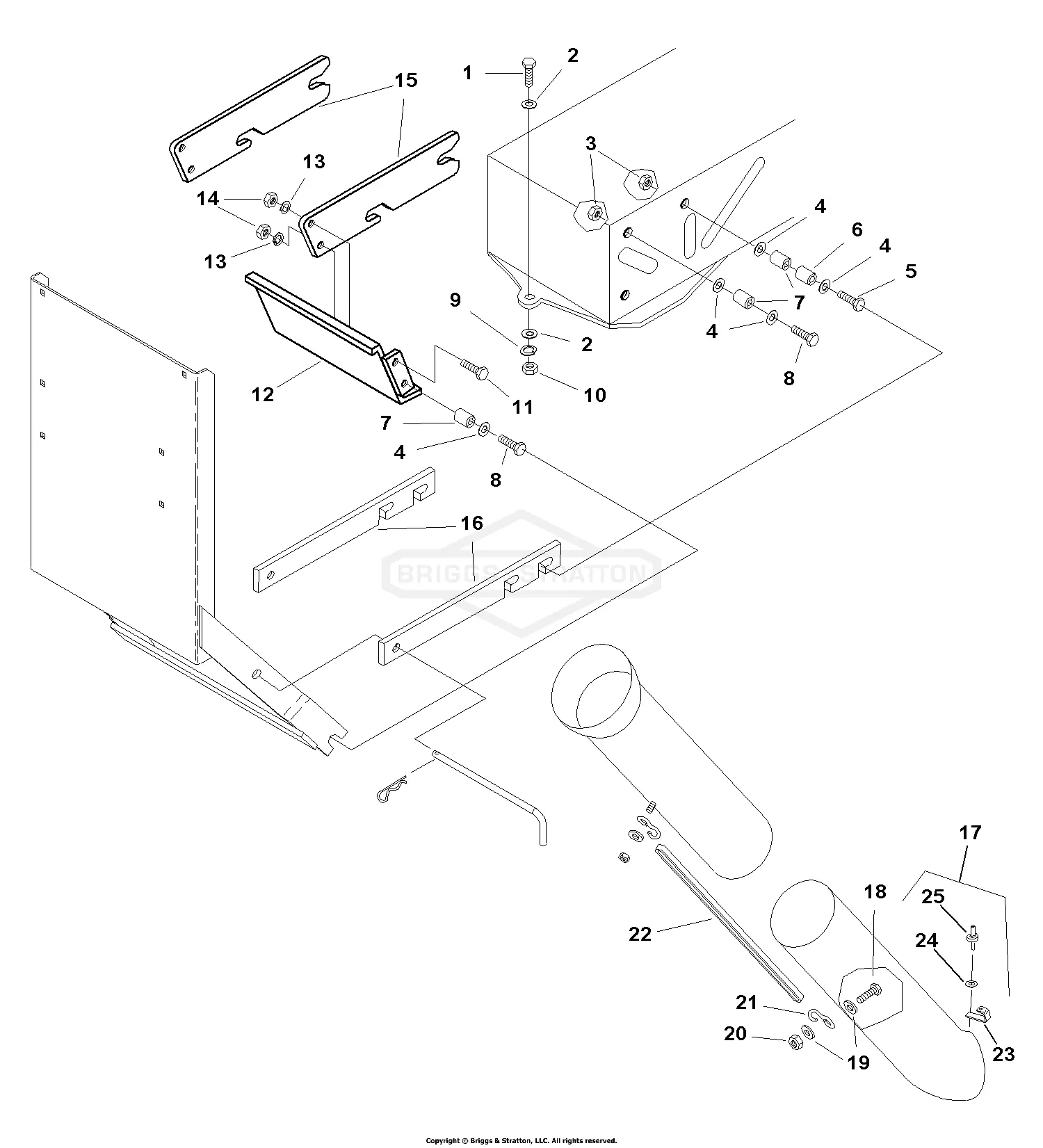 Simplicity 1693481 - Hitch & Tube Group, Triple Catcher Parts Diagrams