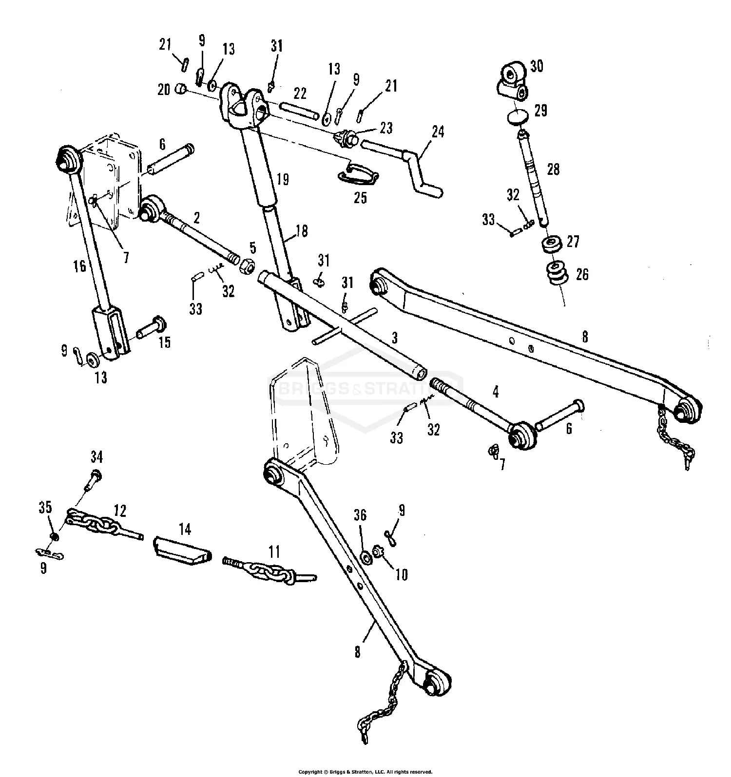 Simplicity 2097220 - 5020 / 9523, Compact Diesel Tractor Parts Diagrams