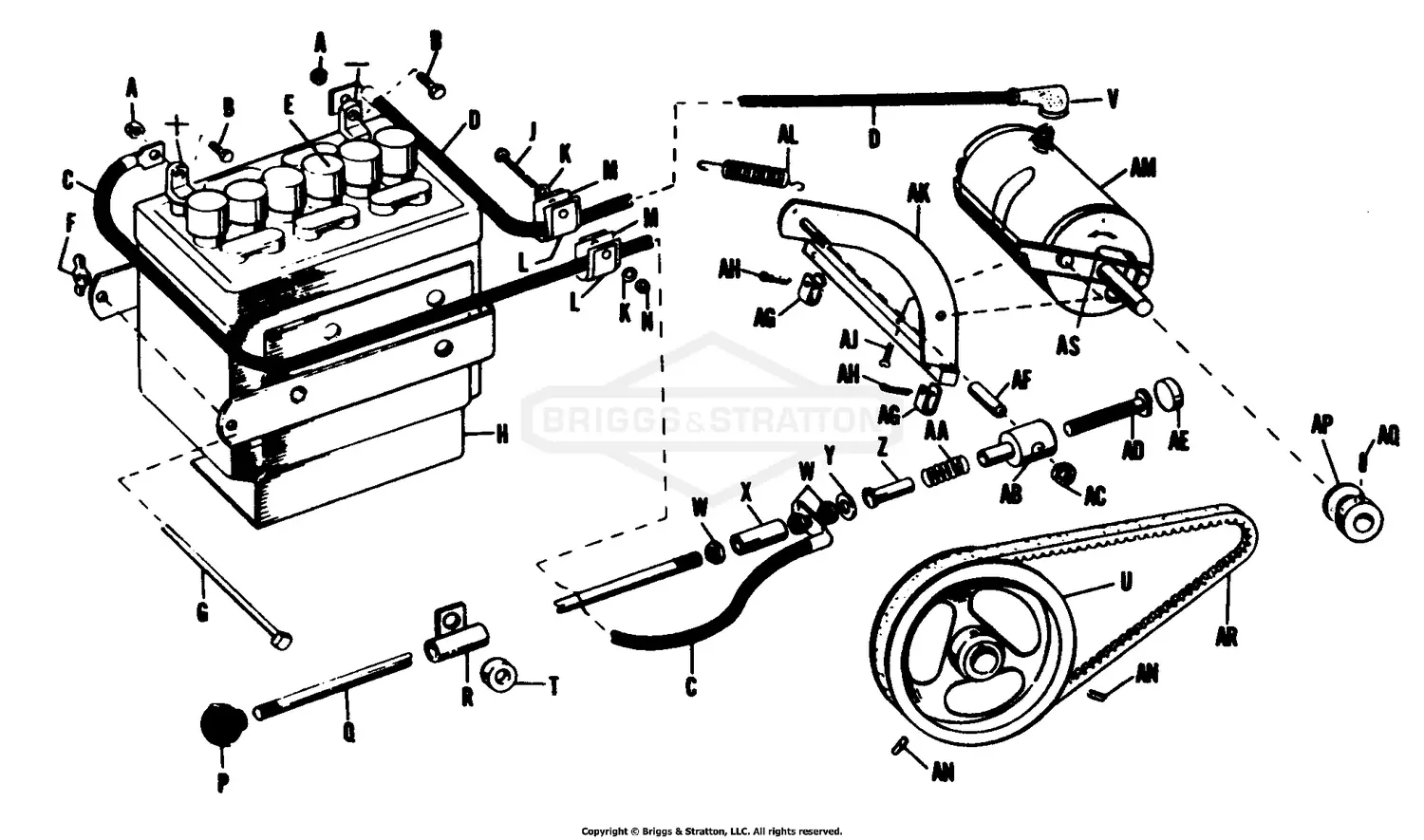 Simplicity 990152 - Electric Starter Parts Diagrams
