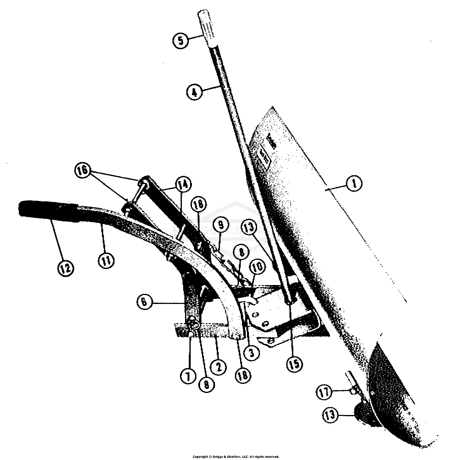 Simplicity 990247 - 36" Snow Plow and Grader Blade Parts Diagrams