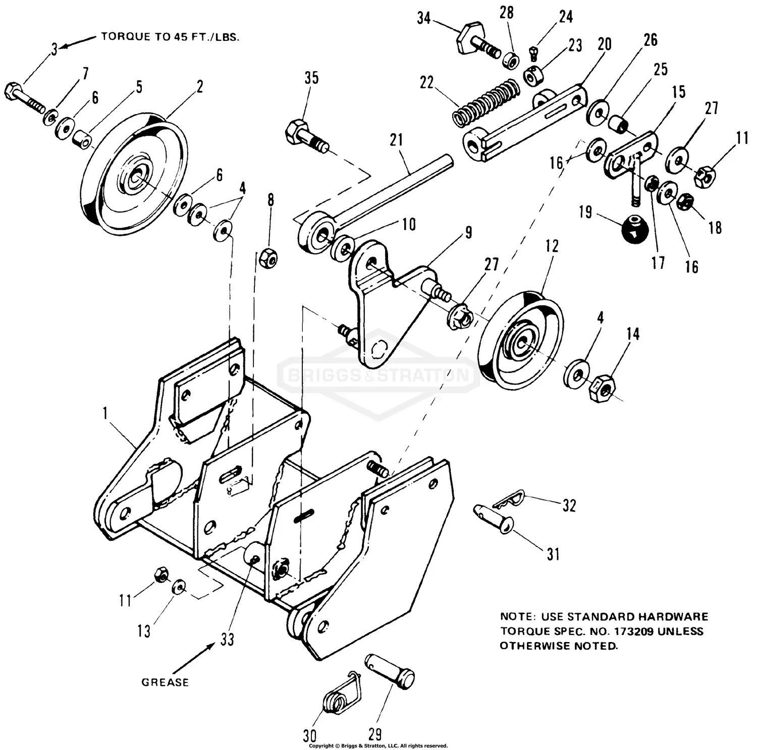 Simplicity 1600328 - Hitch Assembly Parts Diagrams
