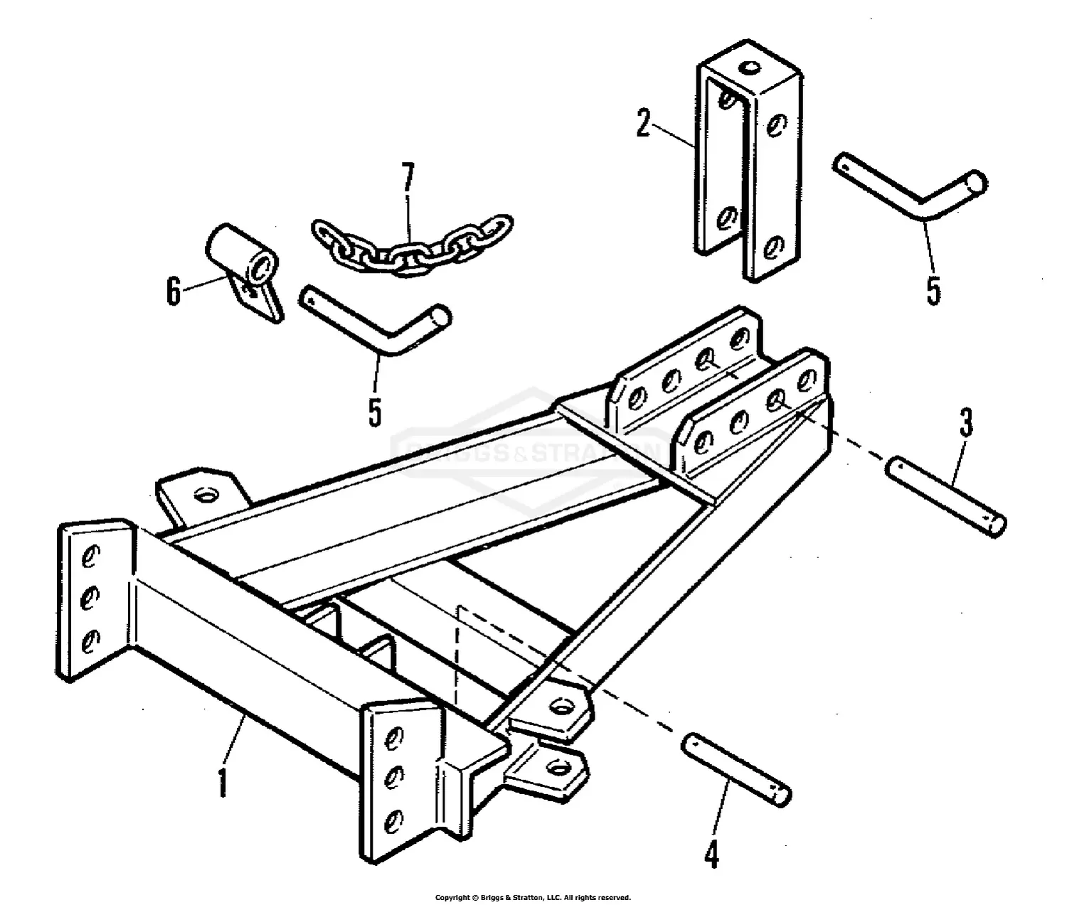 Simplicity 2109001 - BLADE, Front Model 410 Dozer 6FT Parts Diagrams