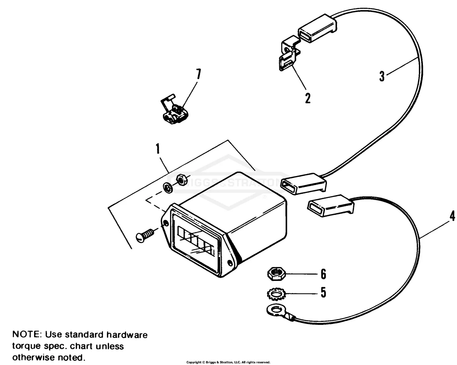 Simplicity 1685535 - Hour Meter Kit Parts Diagrams