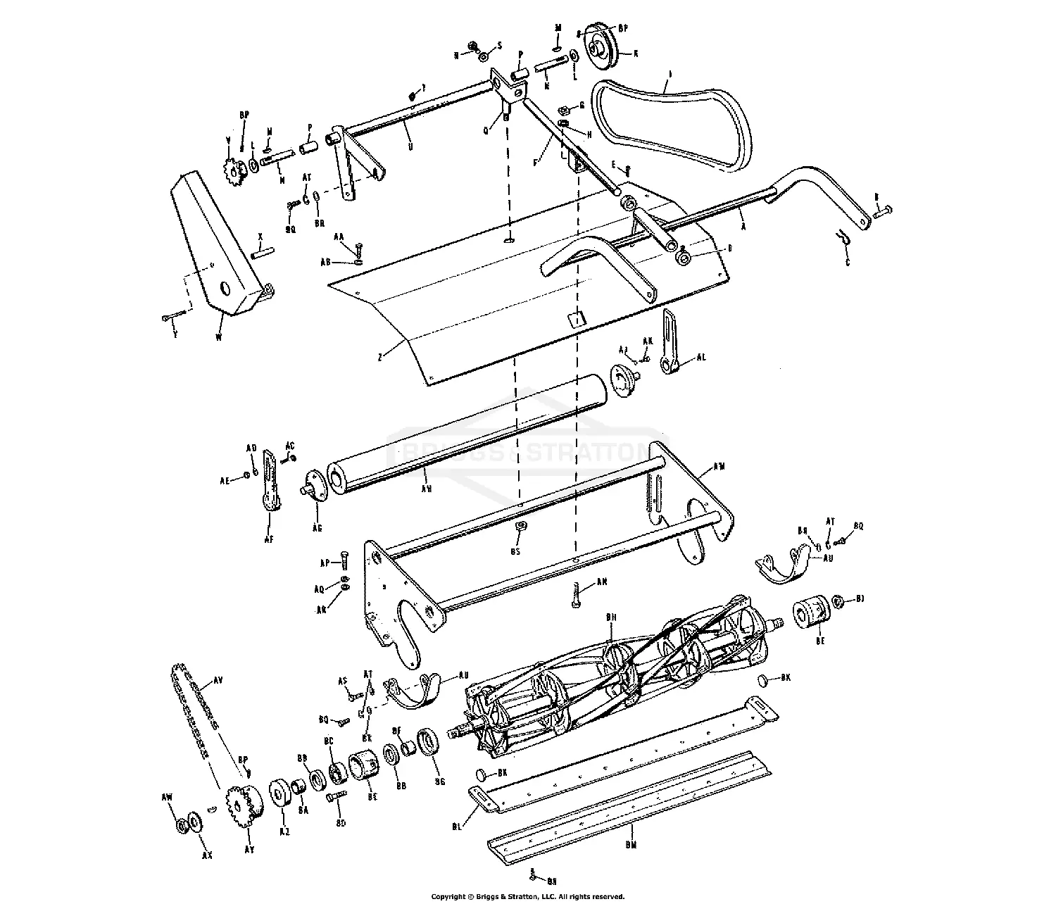 Simplicity 990117 - 30" Reel Mower Parts Diagrams