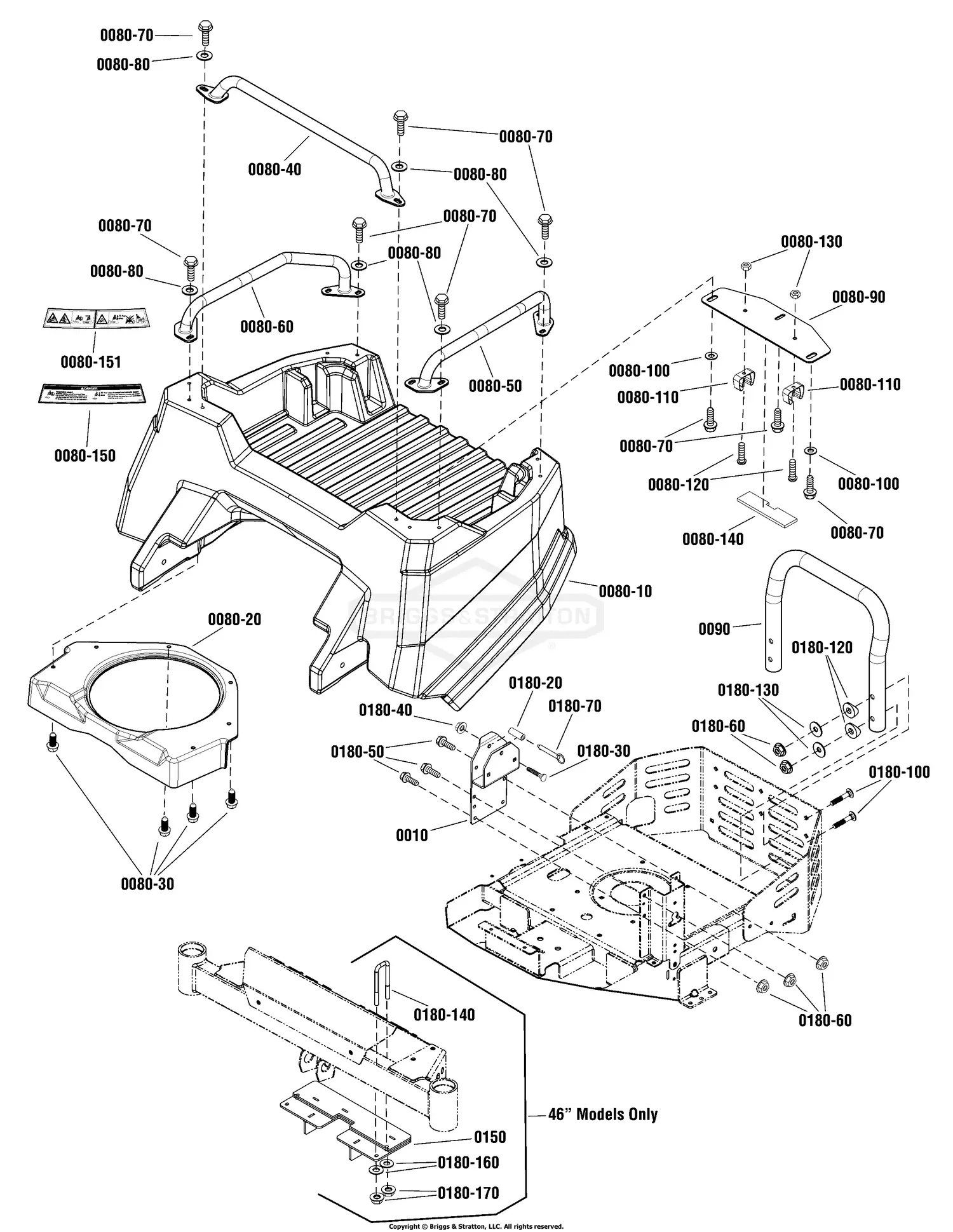 Simplicity 1696692-00 - Cargo Bed Kit Parts Diagrams