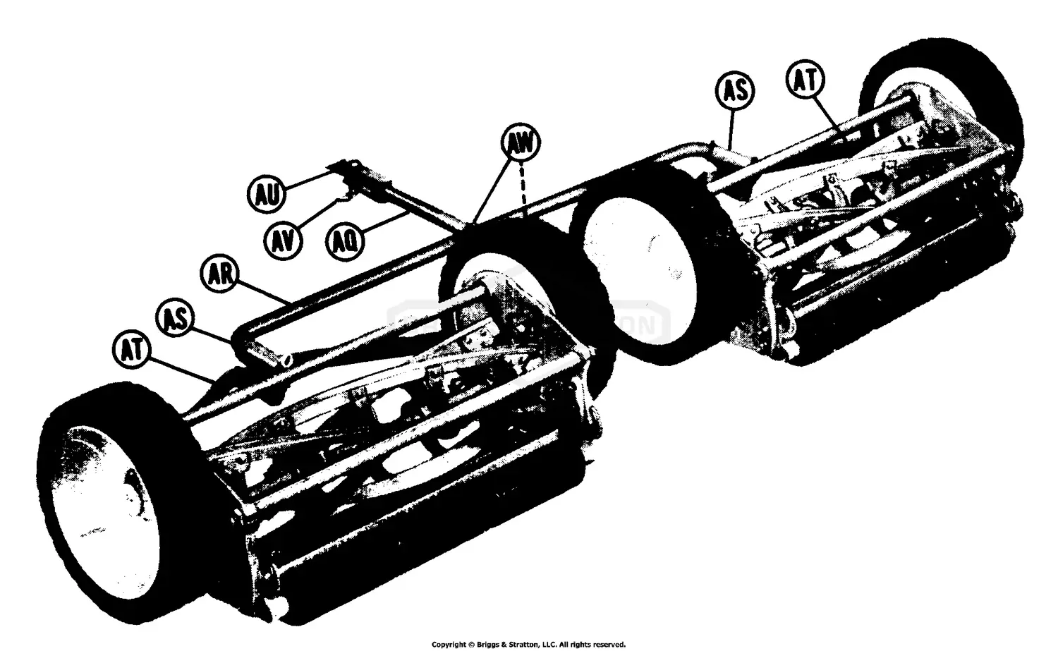 Simplicity 990123 - Gang Mower Parts Diagrams