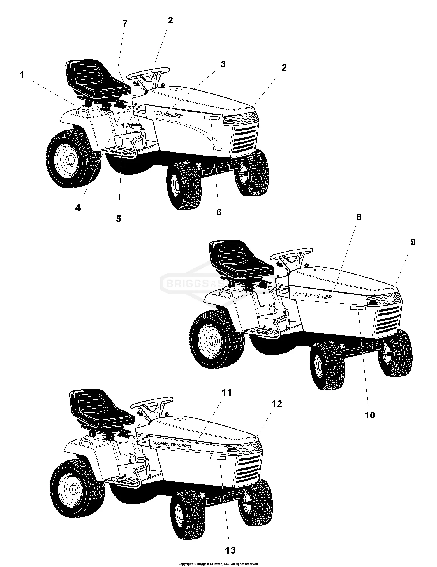 Simplicity 1693518 - 2720H, 20HP Hydro w/PS & Diff Lock TRACTOR ONLY ...