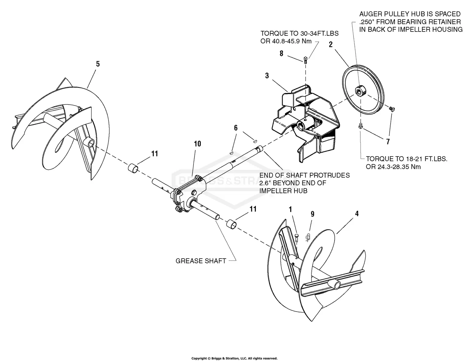 Simplicity 1695302 - 924I, 9TP 24" Snowthrower Parts Diagrams