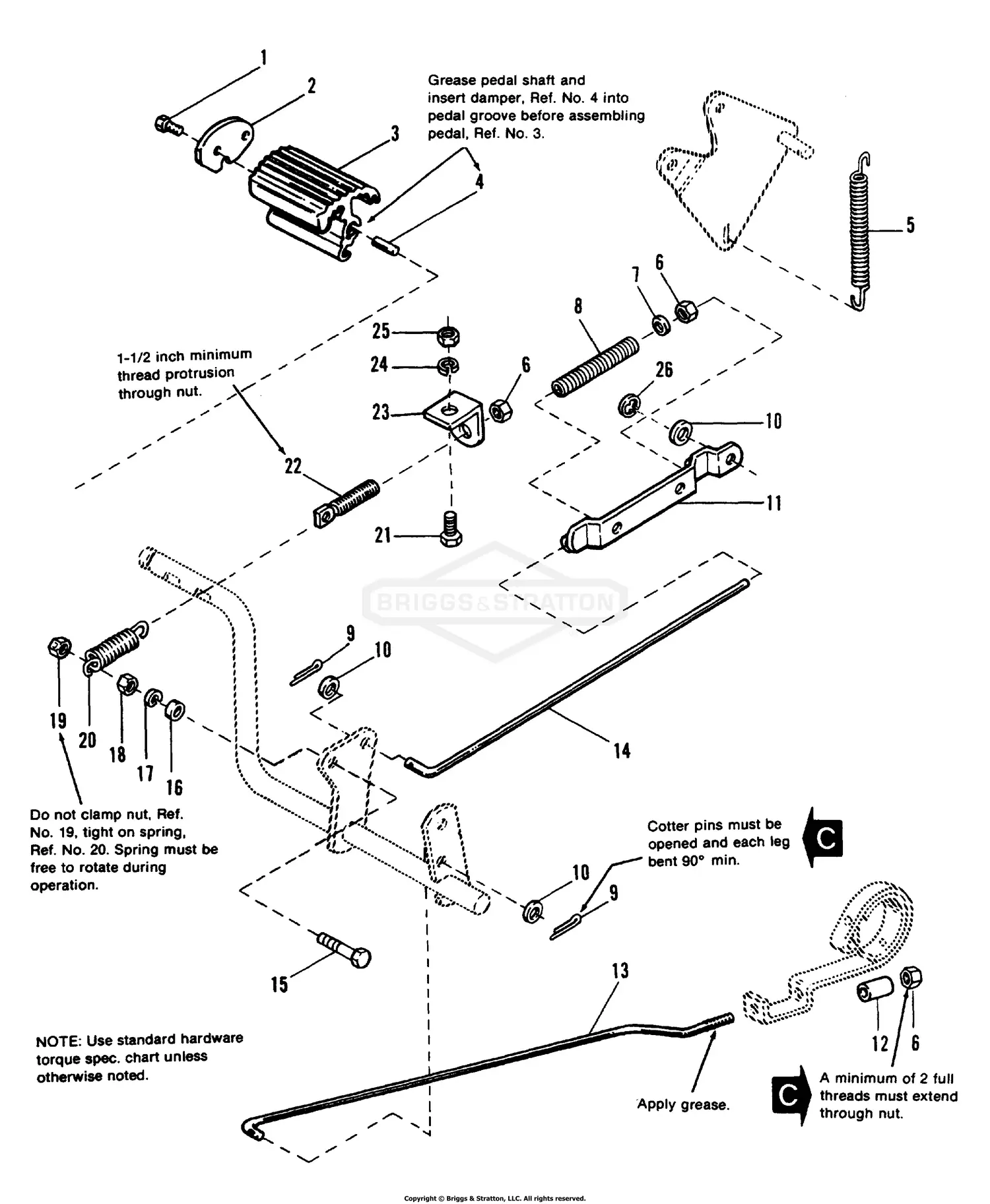 Simplicity 1691061 - 6211, 11HP Gear TRACTOR ONLY Parts Diagrams