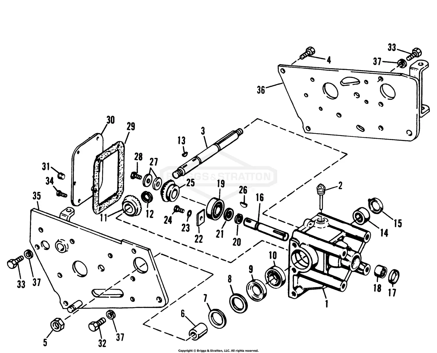 Simplicity 1690086 - Sovereign System 7016 16HP 3 Speed Parts Diagrams