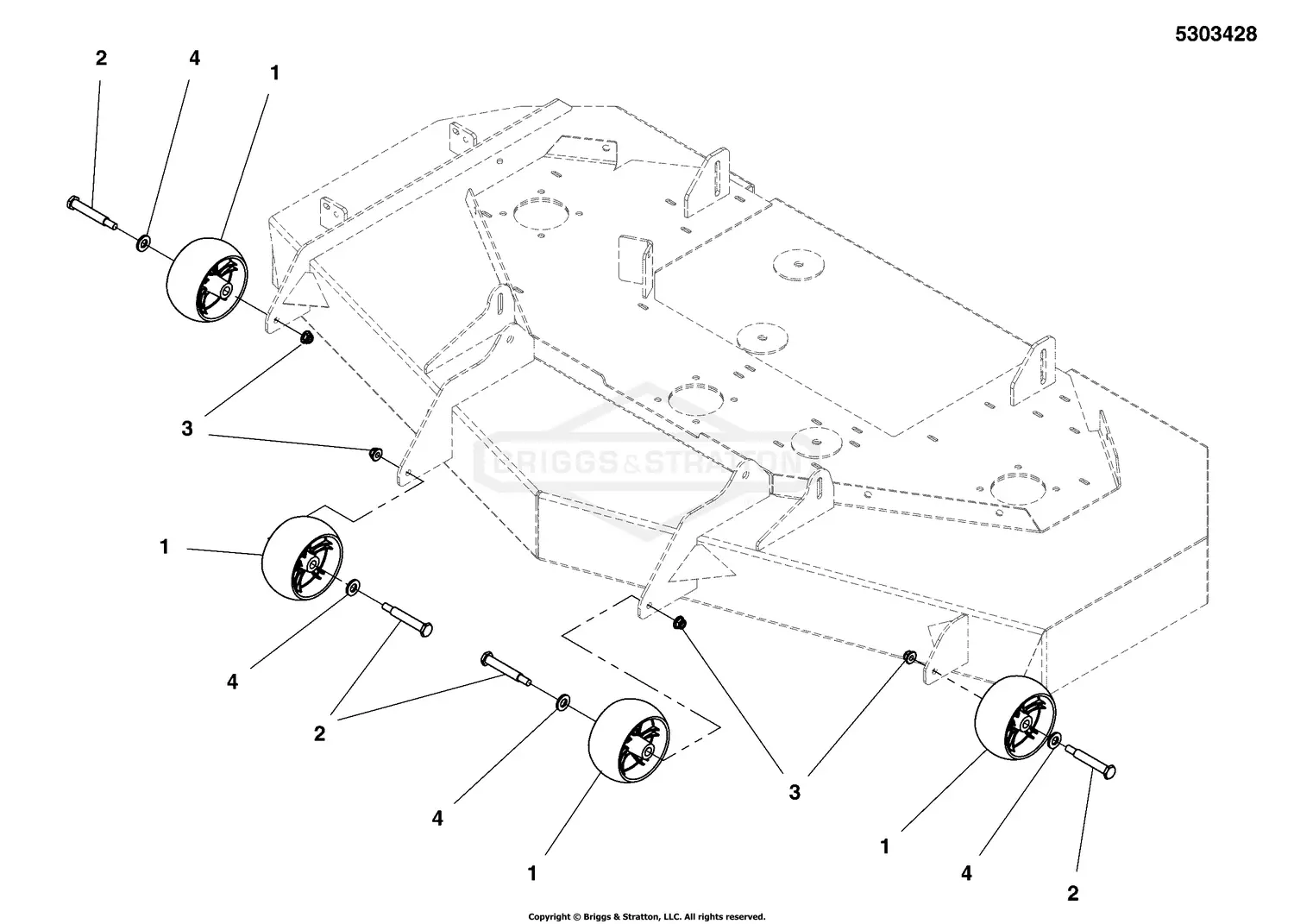 Simplicity 5901565 - Contender, 25 Gross HP B&S Rider w/ 61" Fabricated ...