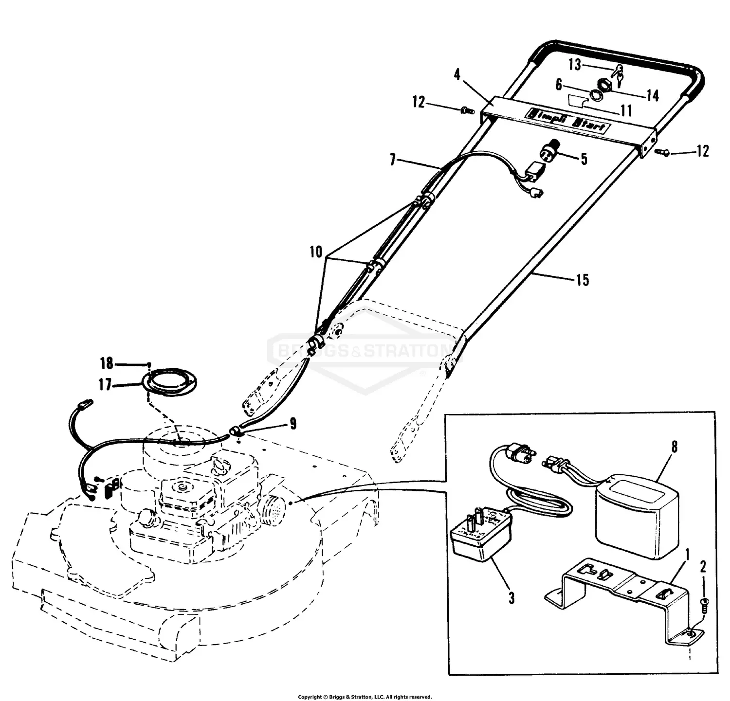Simplicity 990592 - Walk Behind Rotary Mower Parts Diagrams