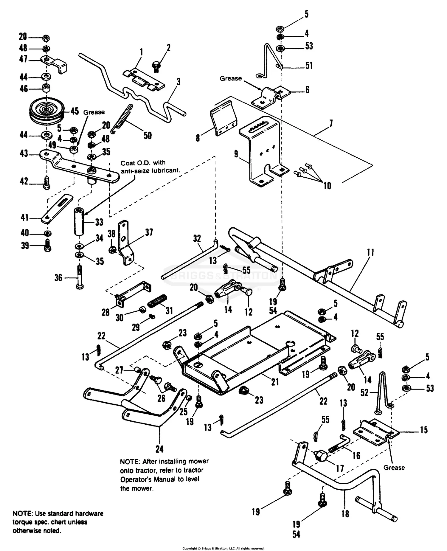 Simplicity 1690459 - 4211, 11HP 5-Speed and 36" Rotary Mower Parts Diagrams