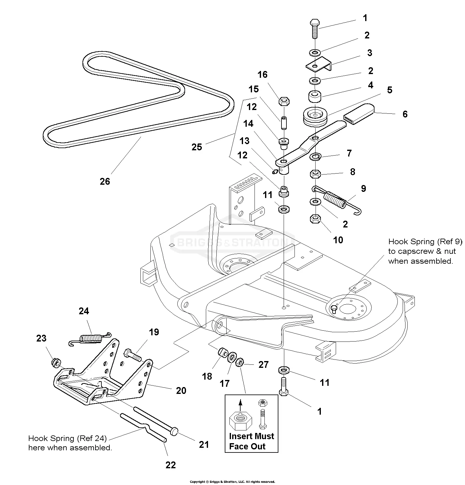 Simplicity 1693529 - Regent, 15HP Hydro and 38" Mower Deck Parts Diagrams