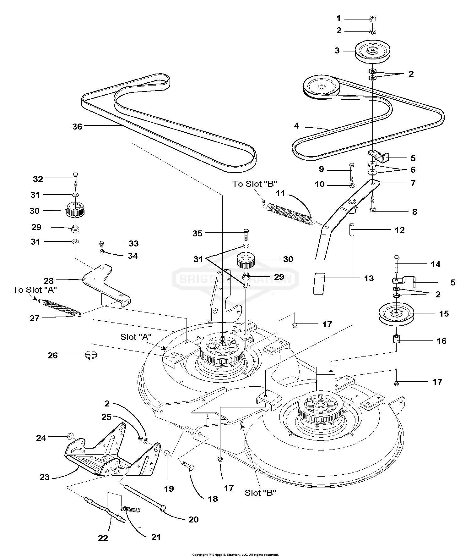 Simplicity 1693533 - Regent, 17HP Hydro and 40" Mower Deck Parts Diagrams