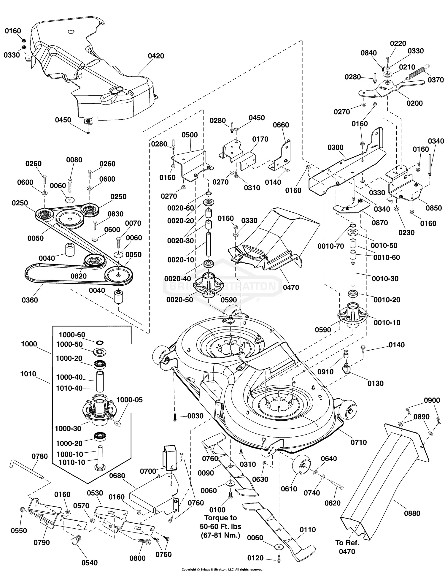 Simplicity 2691265-00 - SRD300, 8270 Rear Discharge Lawn Tractor and ...