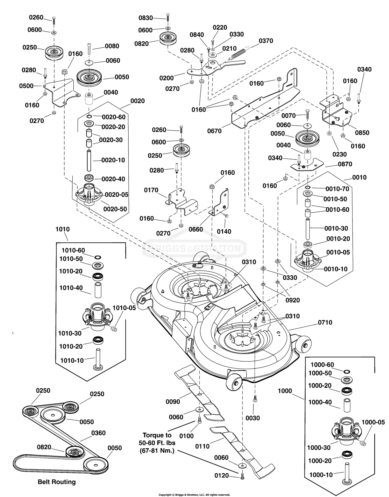 Simplicity 2691298-01 - SRD300, 8270 Rear Discharge Lawn Tractor and ...