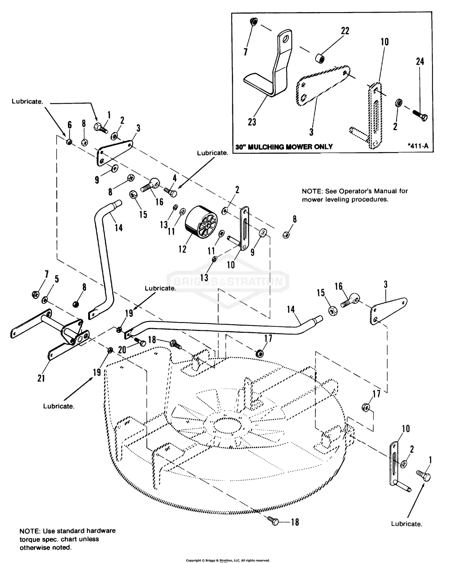Simplicity 1690566 - 3110 Rider (ES) and 30" Rotary Mower Parts Diagrams