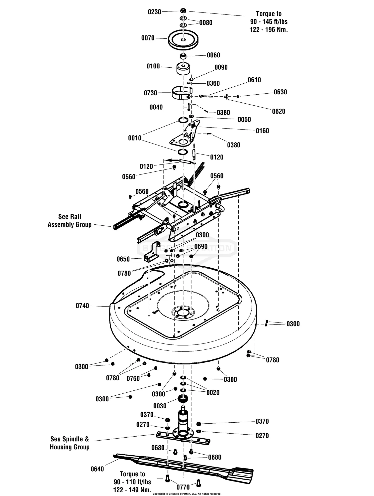 Simplicity 7800933 - Coronet, 14.5HP Hydro and 33" Mower Deck Parts ...