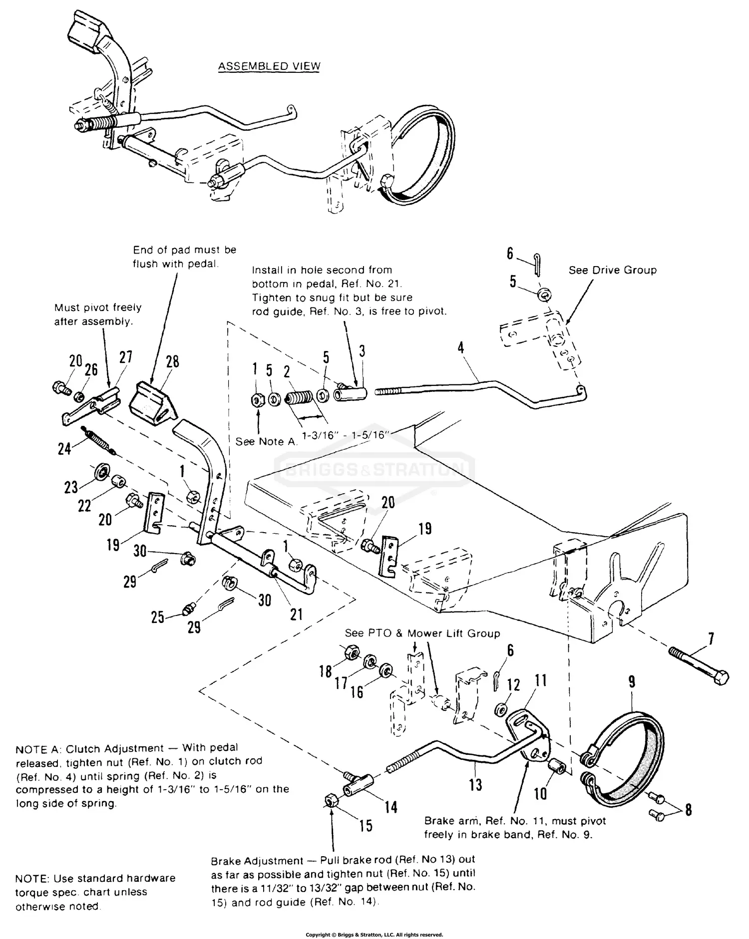 Simplicity 1691691 - Front Cut Rider, 12HP Hydro TRACTOR ONLY Parts ...