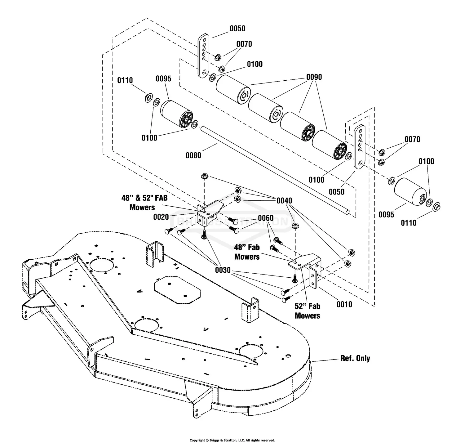 Simplicity 2691359-01 - Courier, SZT250, 724cc B&S Rider w/48" (122cm ...