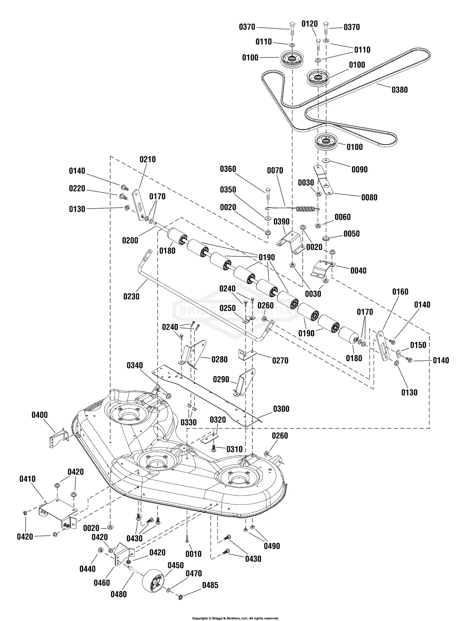 Simplicity 2691039-00 - ZT2446, 24HP B&S Rider w/46" Mower Parts Diagrams